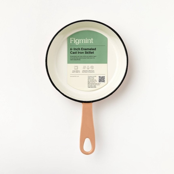 Figmint | Kitchen | Figmint 6 Enamel Skillet Sage Green New | Poshmark